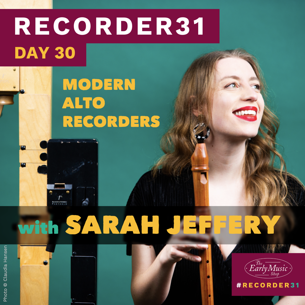 Recorder31 Day 30 | Team Recorder's Sarah Jeffery Compares Modern Alto
