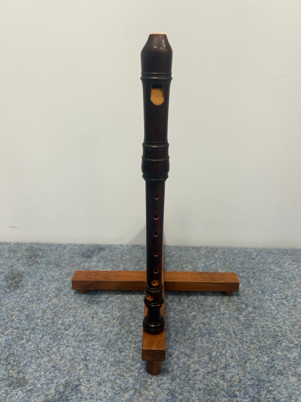 Soprano Recorder (a415) after Wyne in Stained Boxwood by Blezinger (Re
