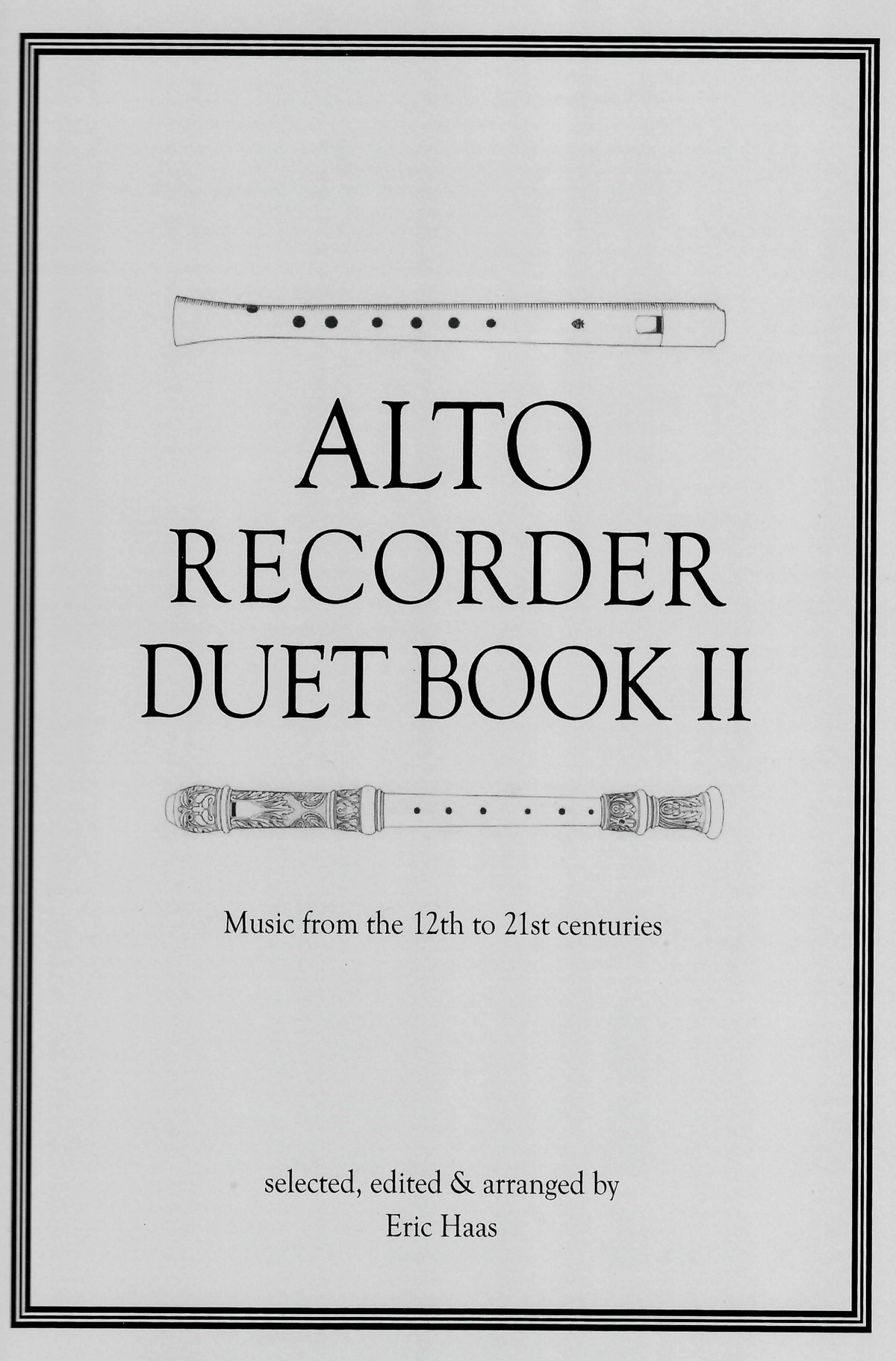Alto Recorder Duet Book 2