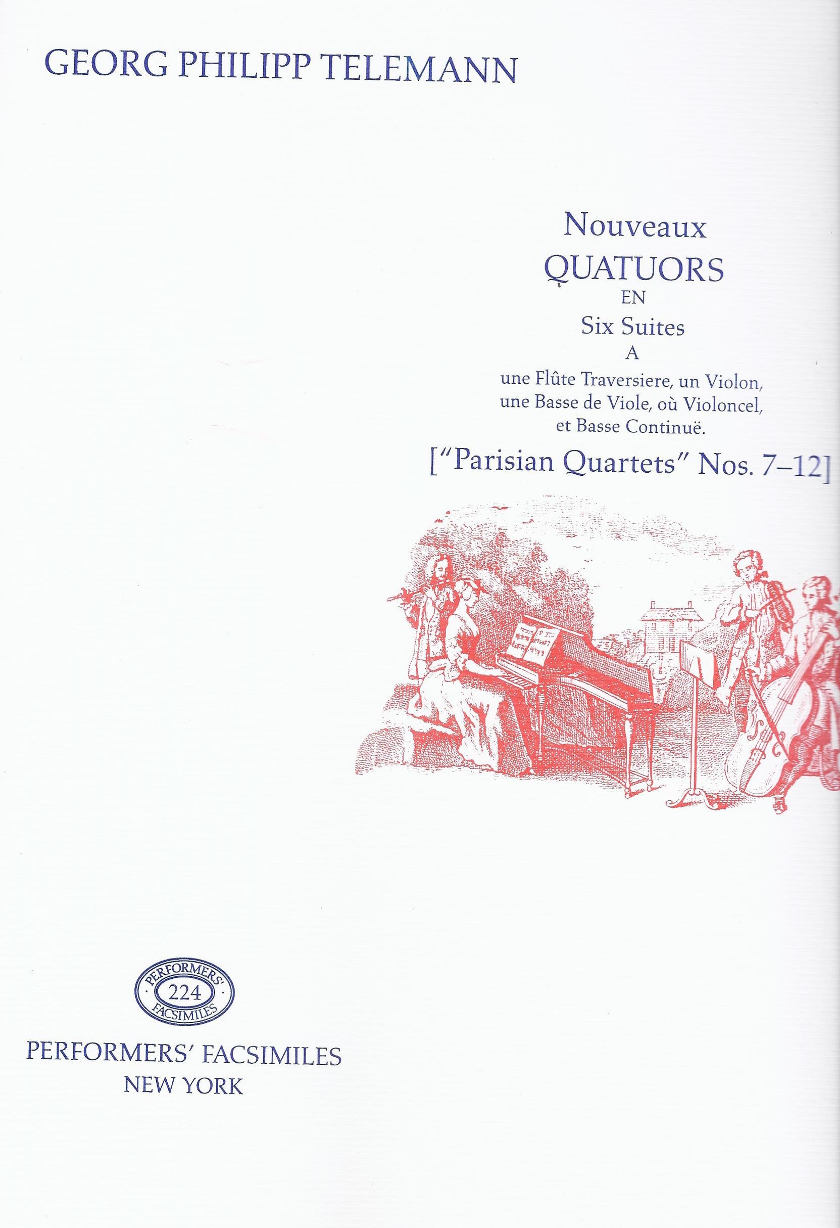 Telemann: Paris Quartets Nos. 7-12