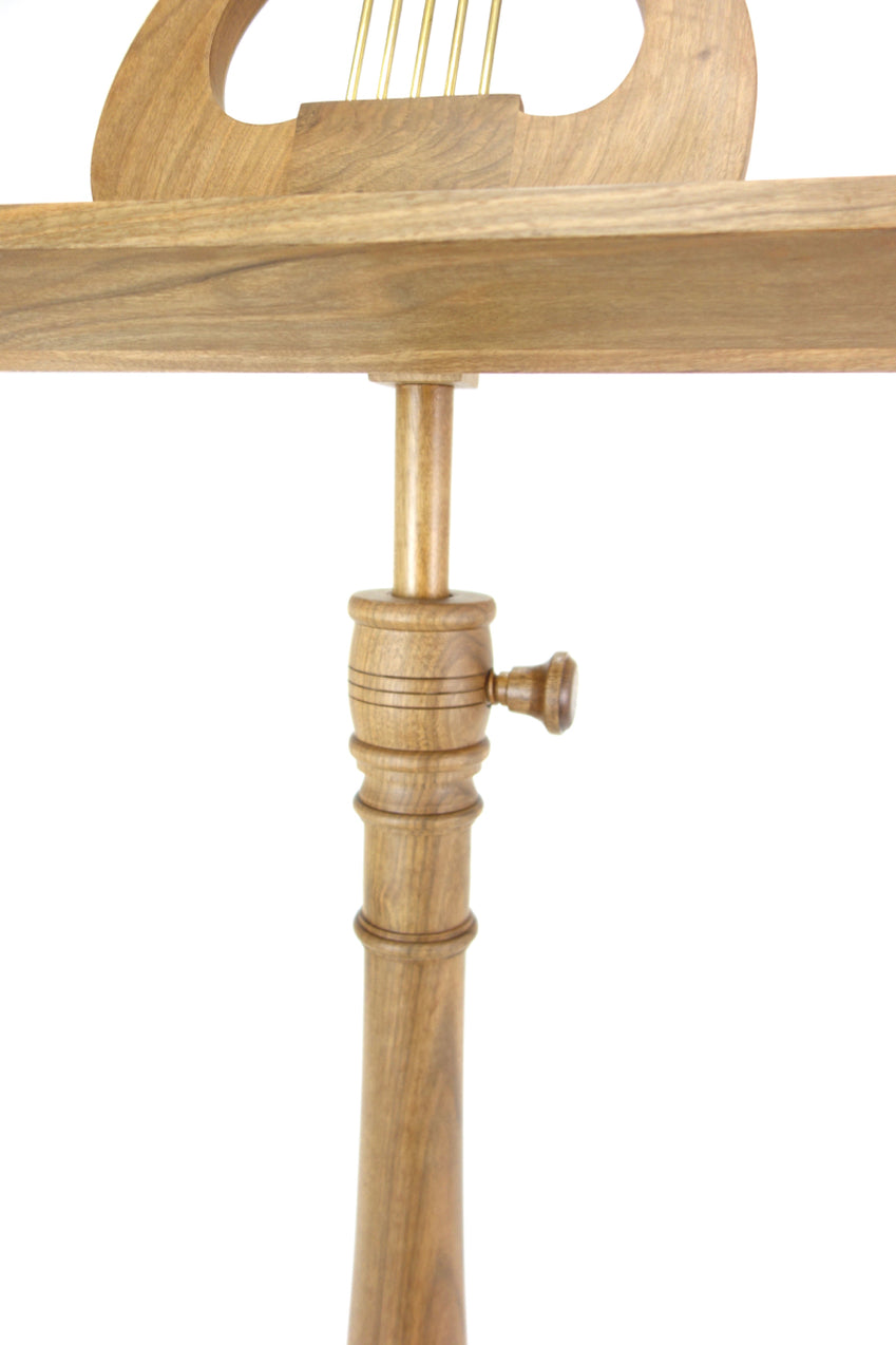 EMS Regency Single Wooden Music Stand in Walnut (solid walnut)