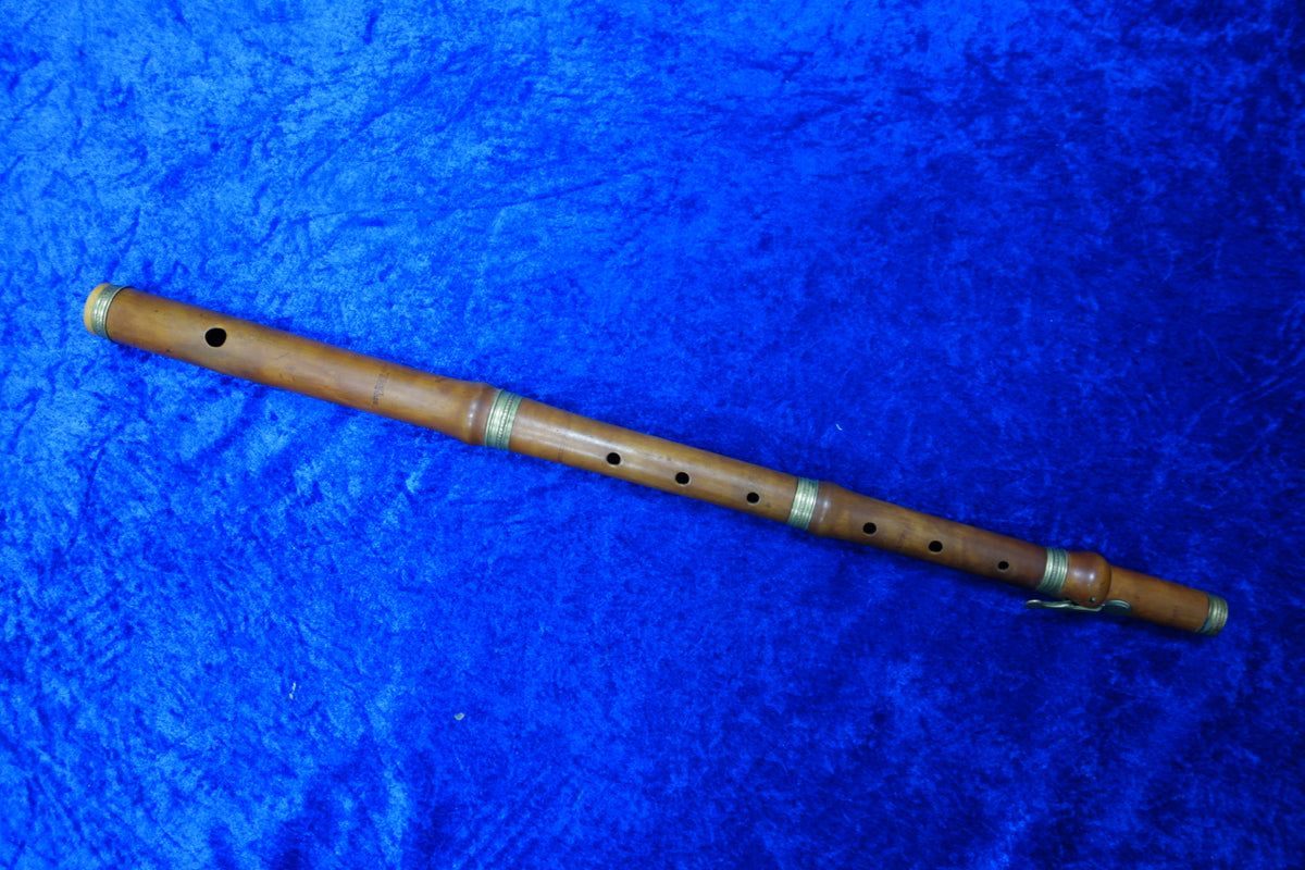 Baroque Flute in Boxwood (a440) by Goulding & Co. London (Reconditione
