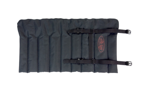 EMS 9 Slot Fleece Lined Recorder Roll Bag, Black Canvas Exterior