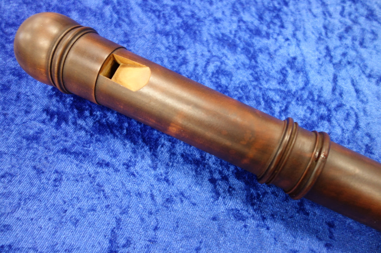Kobliczek Praetorius Renaissance Alto Recorder in F in Stained Maple