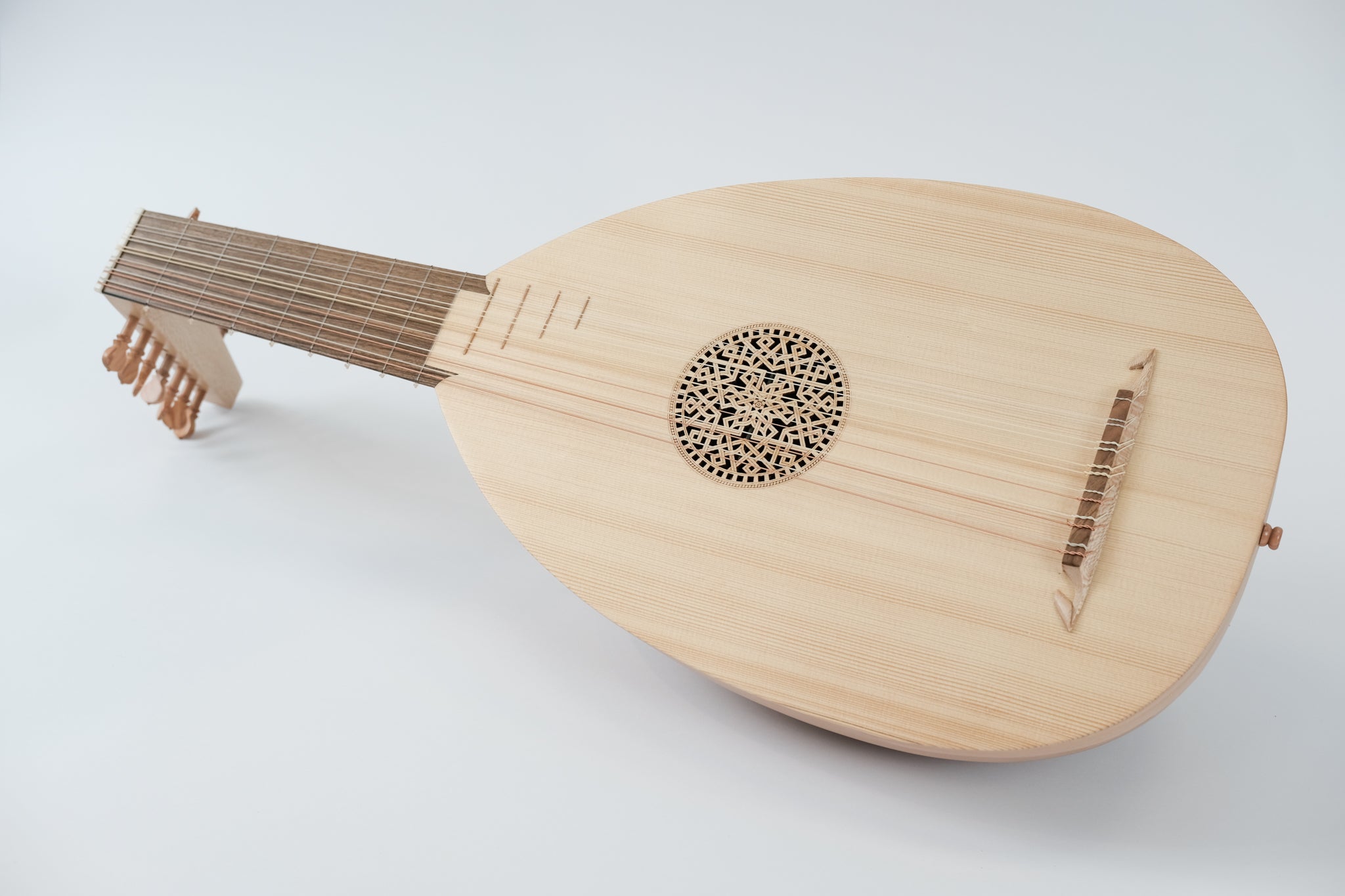 Silver Lute Bundle - EMS Heritage 7 Course Renaissance Lute after Hieb