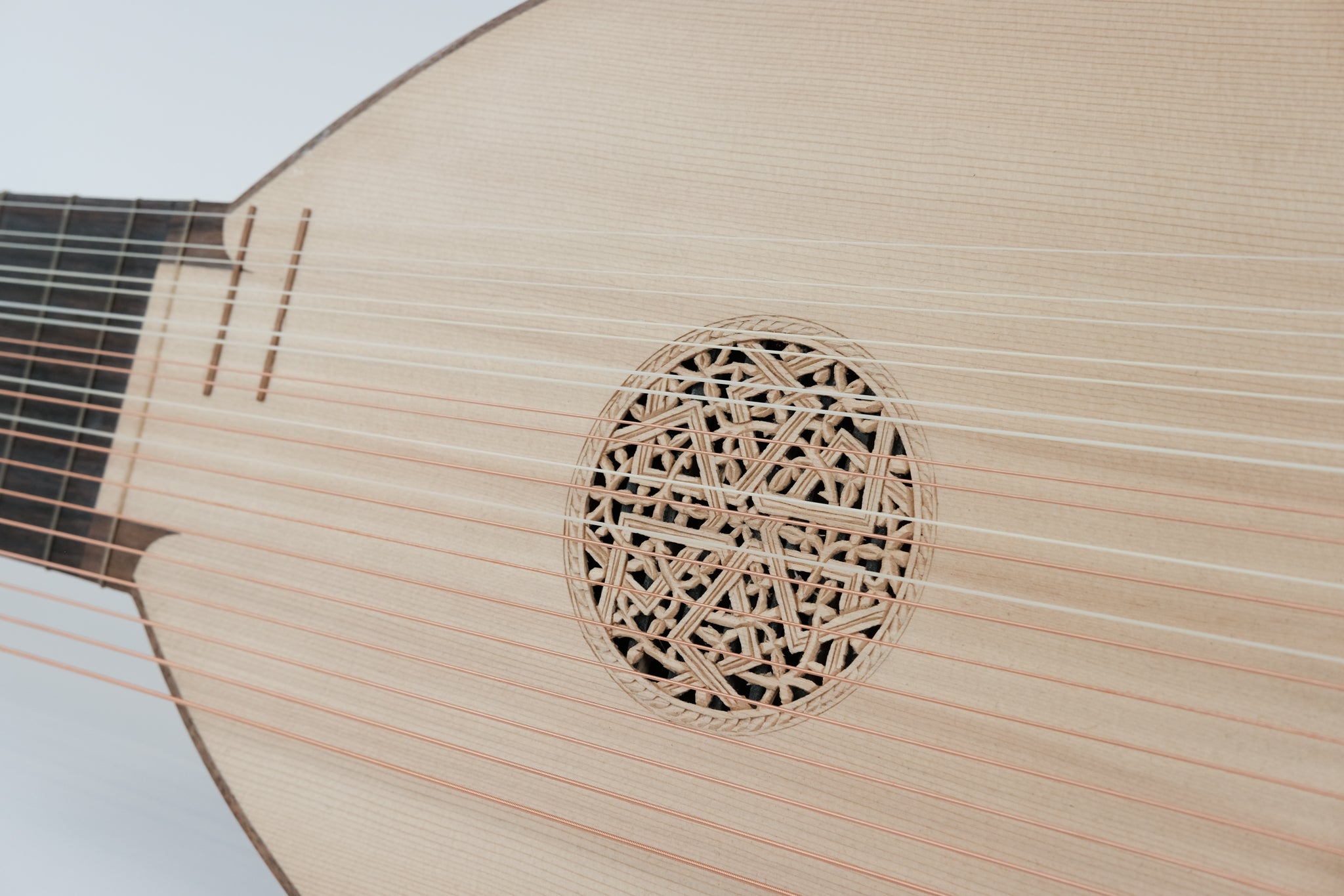 14 Course Archlute (Liuto Attiorbato) after Sellas by Matias Crom ...