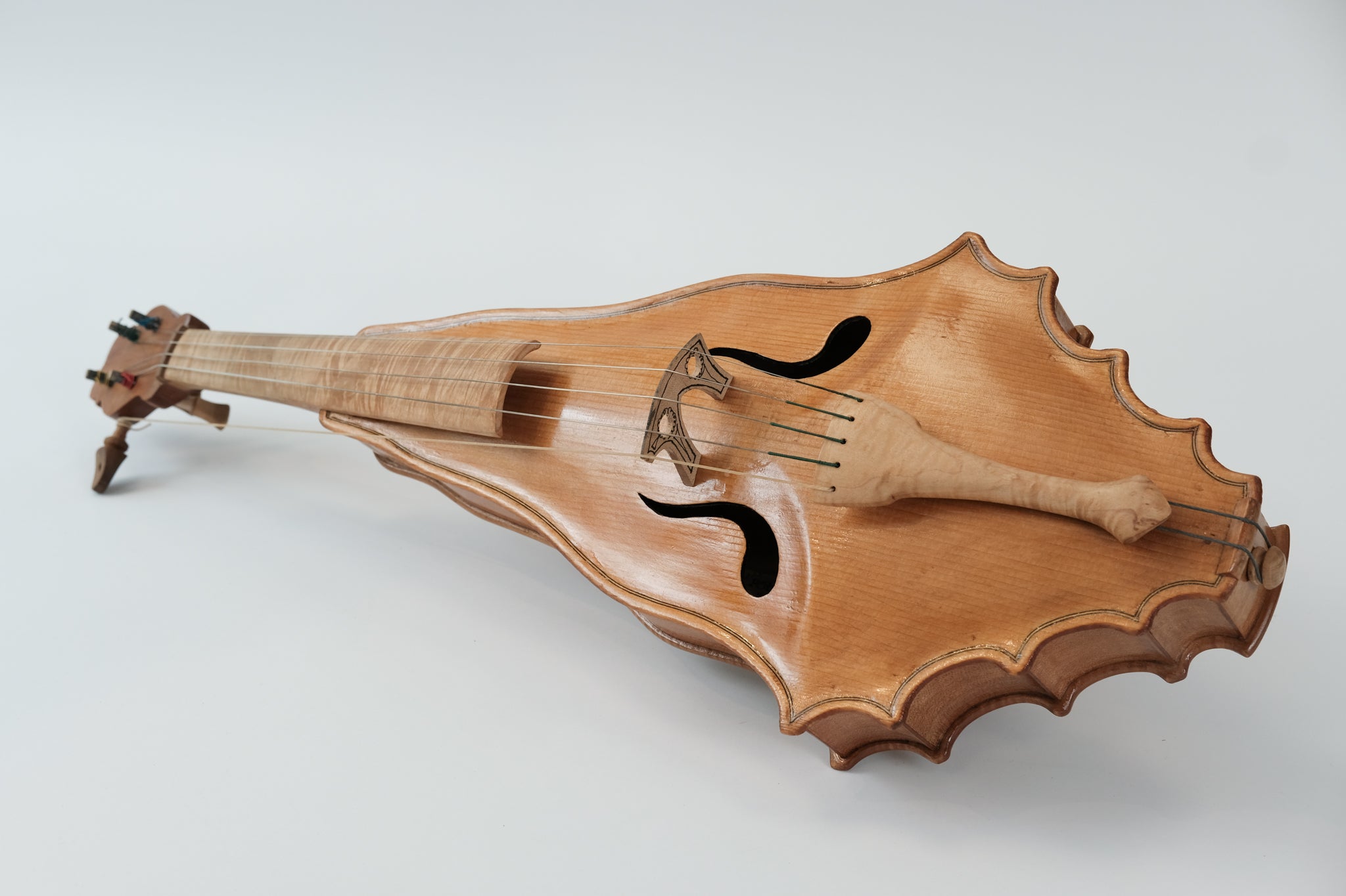 Medieval Fiddle after da Vinci by Fabio Chiari