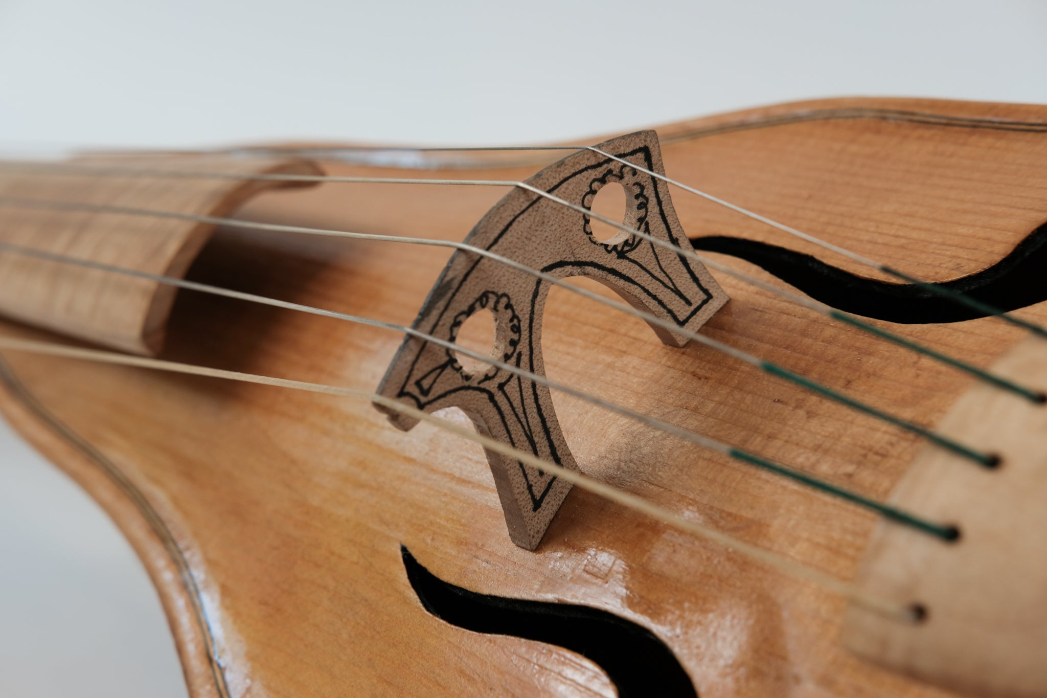 Medieval Fiddle after da Vinci by Fabio Chiari