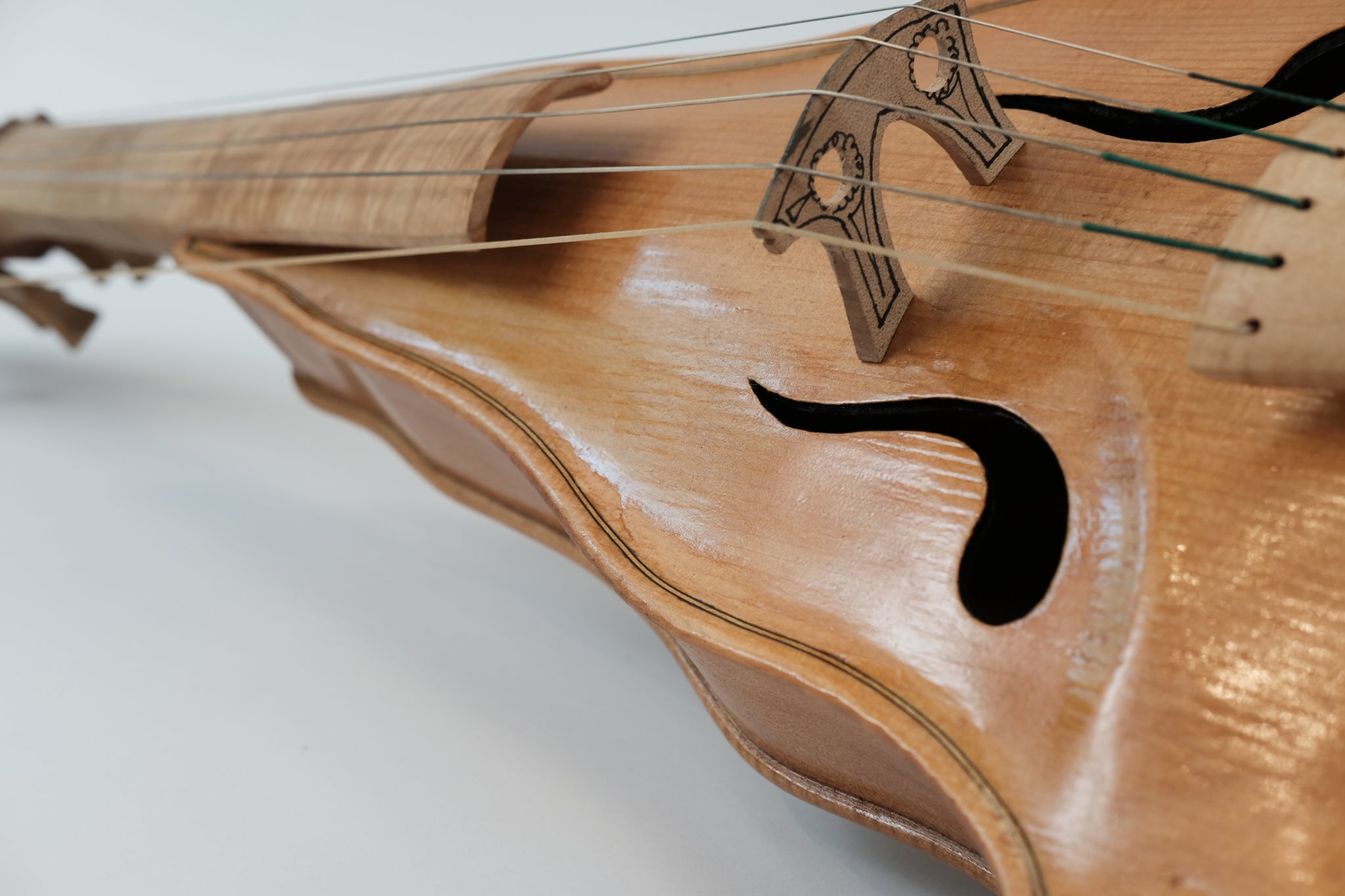 Medieval Fiddle after da Vinci by Fabio Chiari
