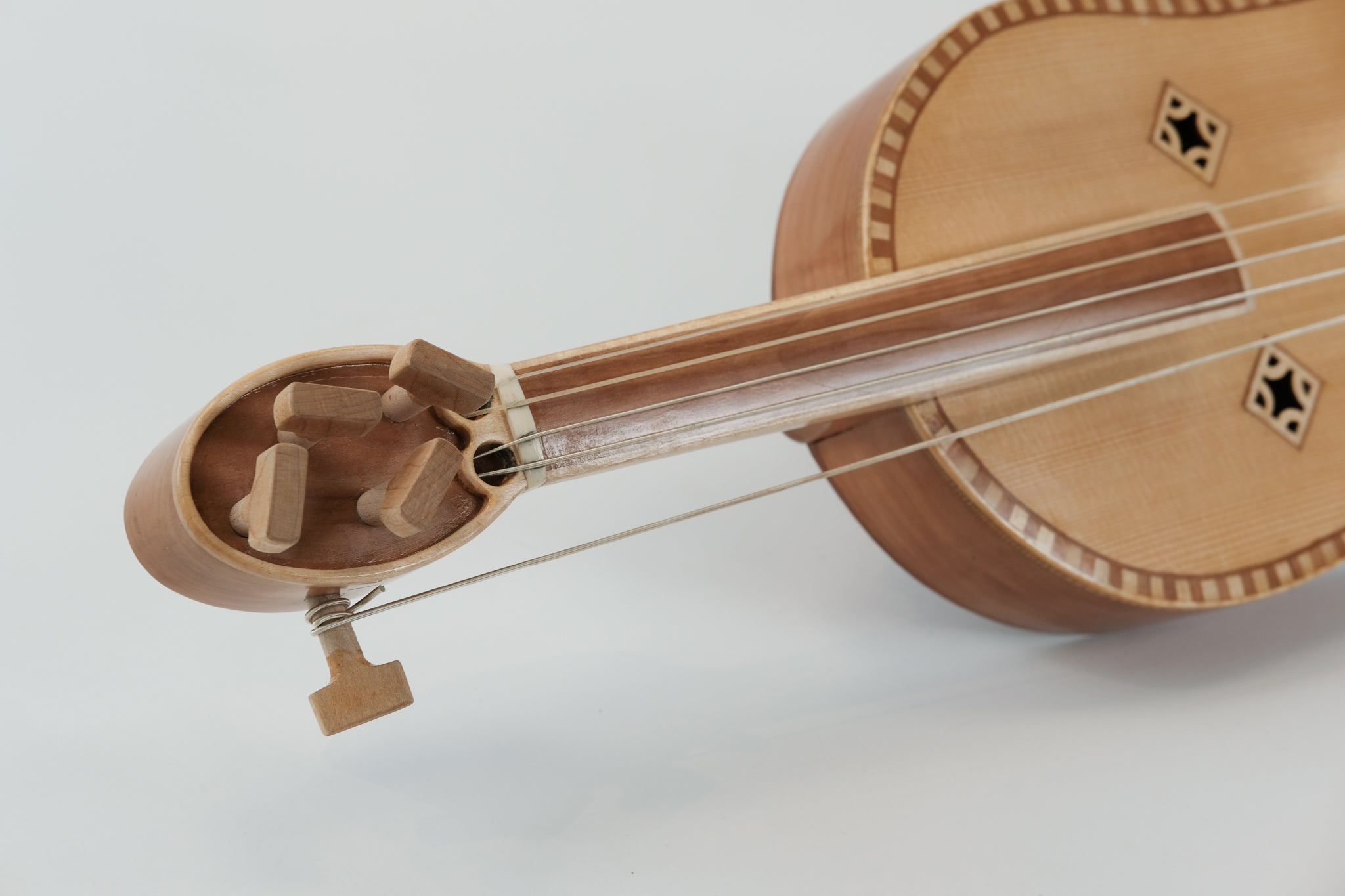 Medieval Fiddle after a 14th Century Fresco by Roberto Montagna