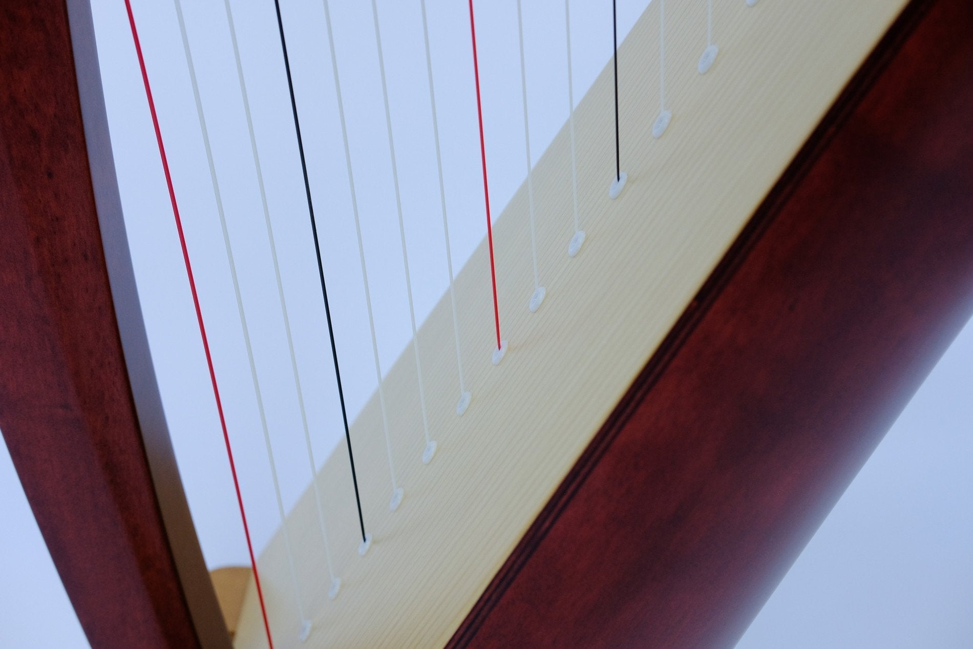 Juno 27 string harp (BioCarbon strings) in blue finish by Salvi