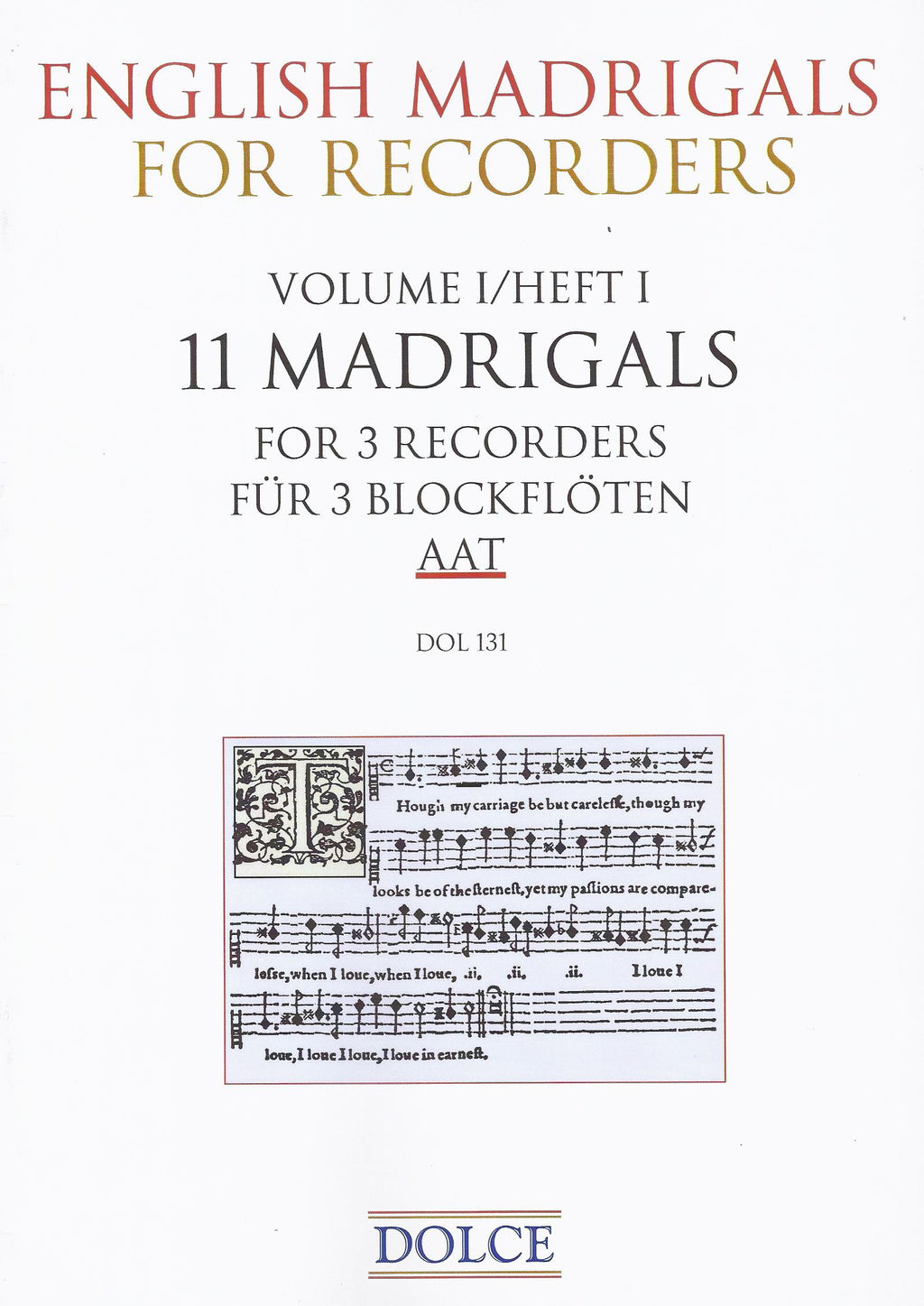 Recorder Ensemble Sheet Music available at the Early Music Shop