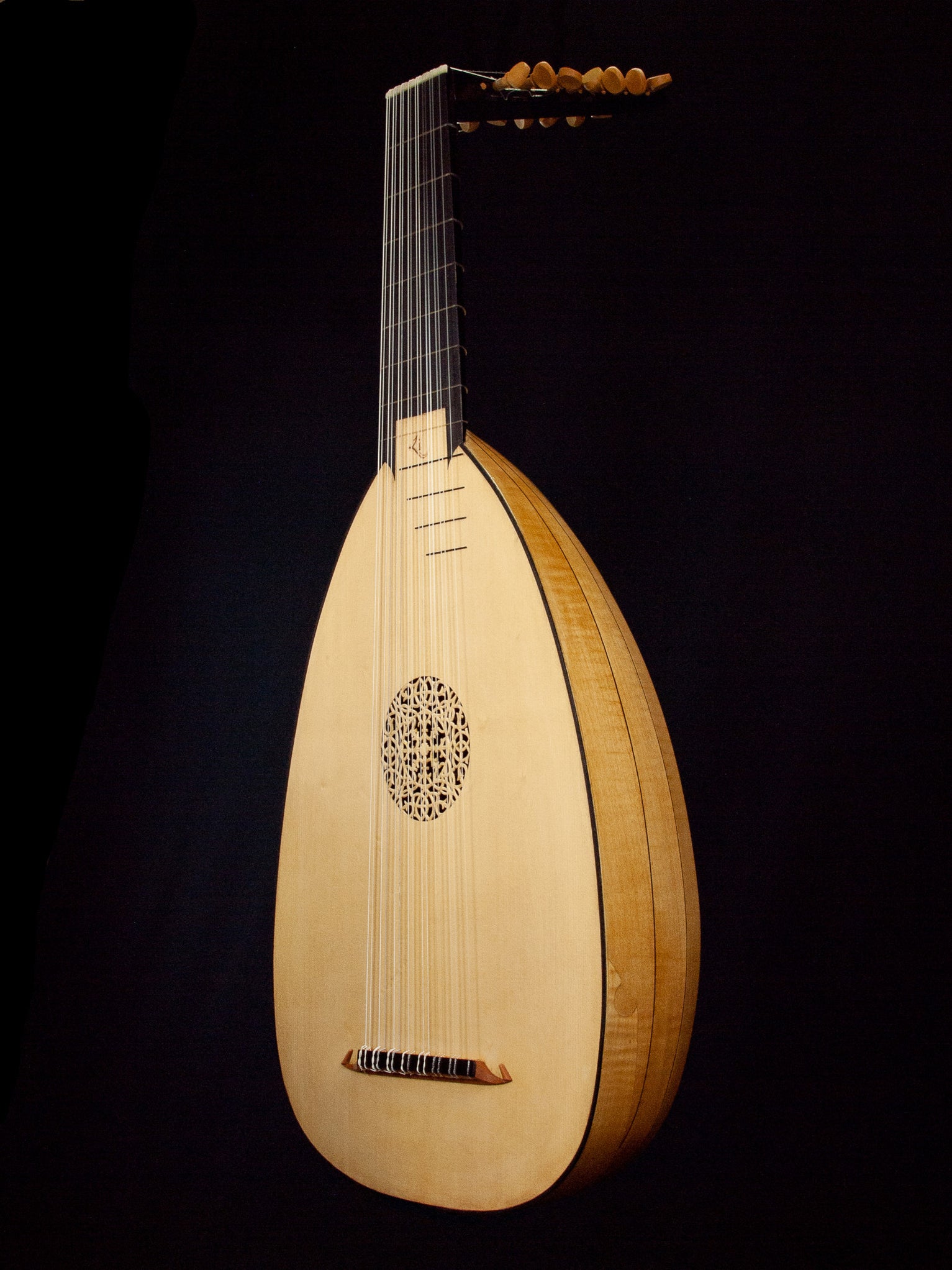8 Course Renaissance Lute after Matteo Sellas by Marco Golinelli