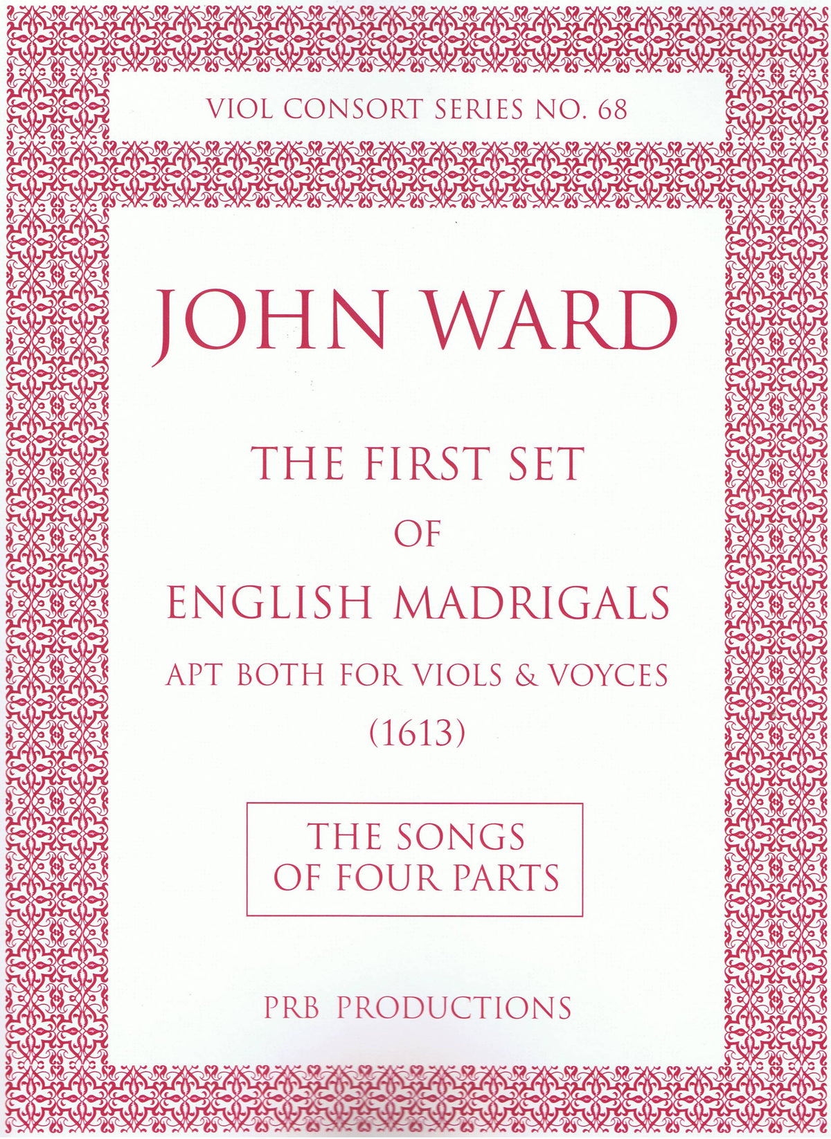 Ward: The First Set of English Madrigals 1613