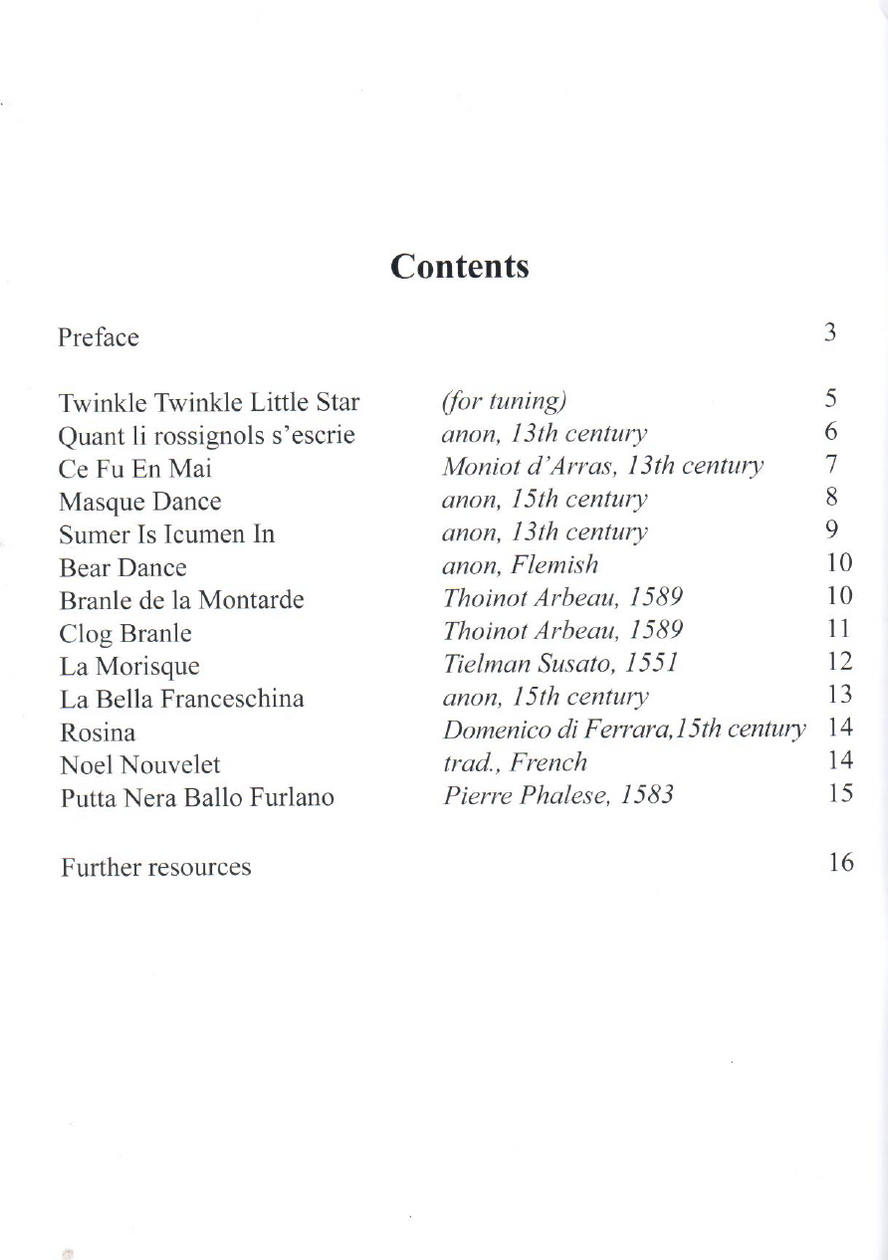 The Very Small Harp Book For Diatonic Harps with 12-19 Strings - Pamel