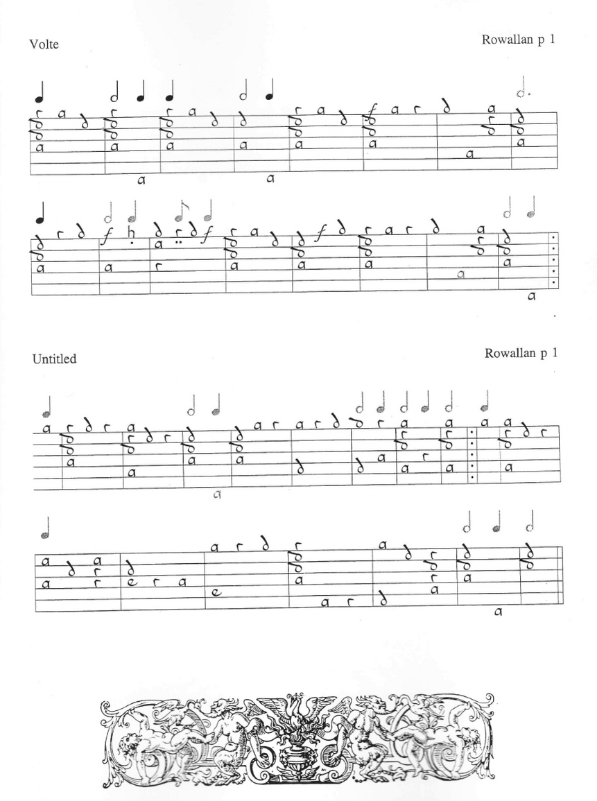 The Rowallan Manuscript - Scottish Lute Music Collection