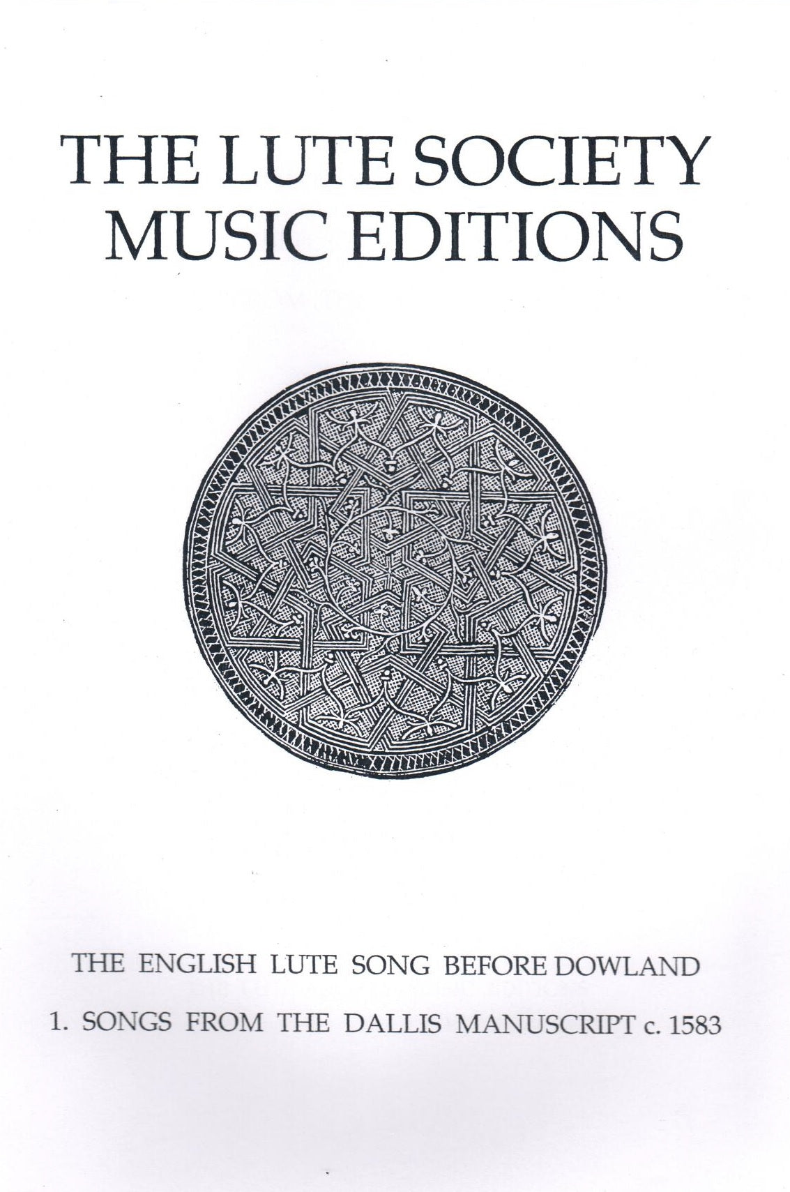 Various: The English Lute Song before Dowland Vol. 1 - Songs from the