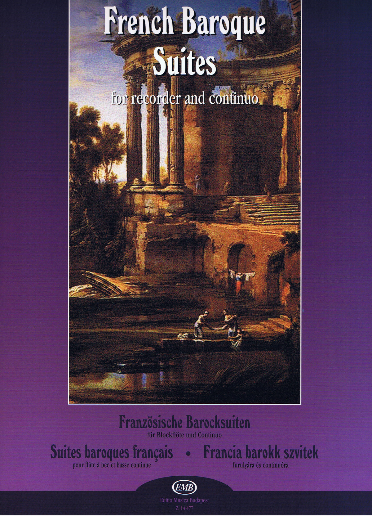 French Baroque Suites for Alto Recorder available at Early Music Shop